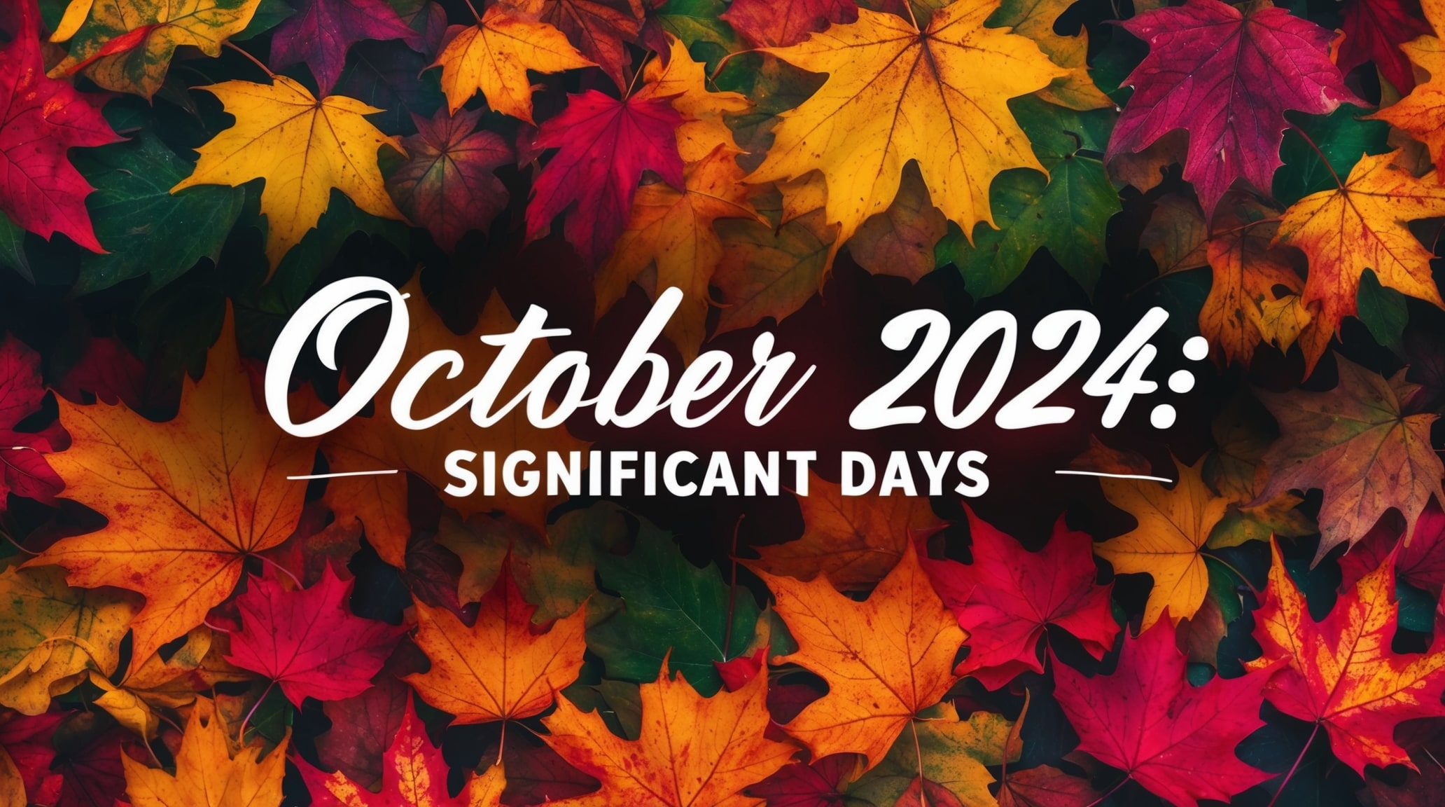 Key Events and Dates in October 2024: Festivals, Observances, and ...