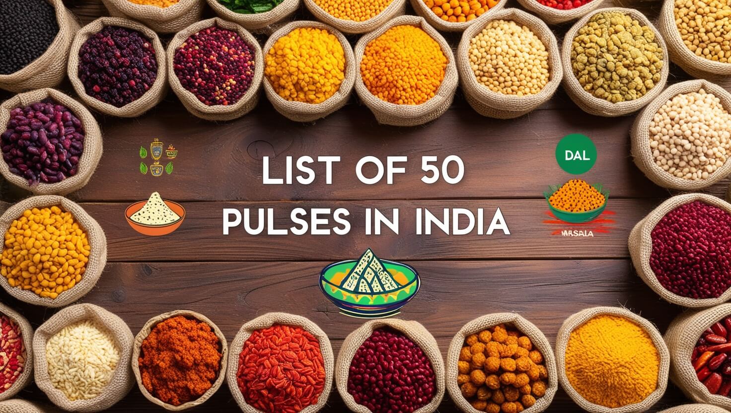 List of 50 Pulses in India